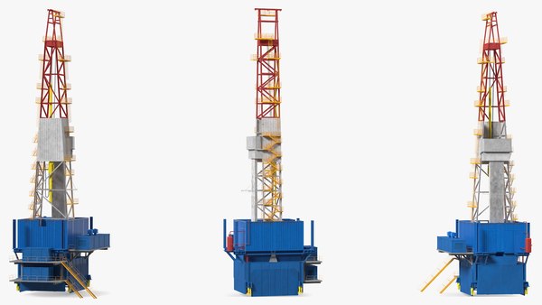 3D Drilling Rig - TurboSquid 1781115