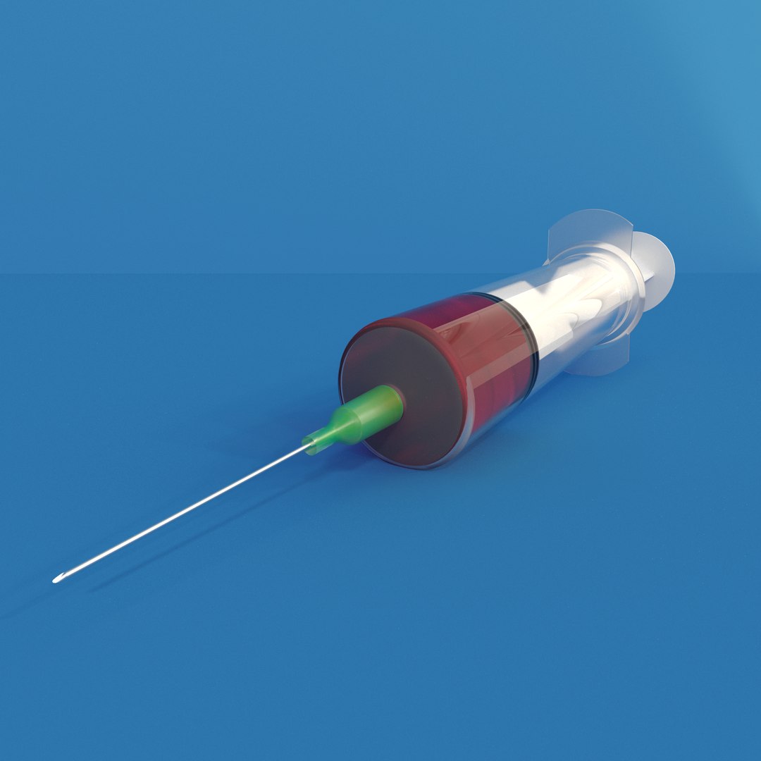 3D Model Syringe - TurboSquid 1739652