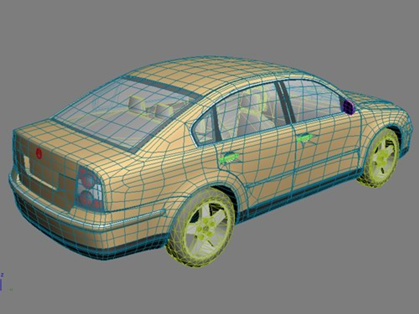 Passat Volkswagen Sedan 3d Model