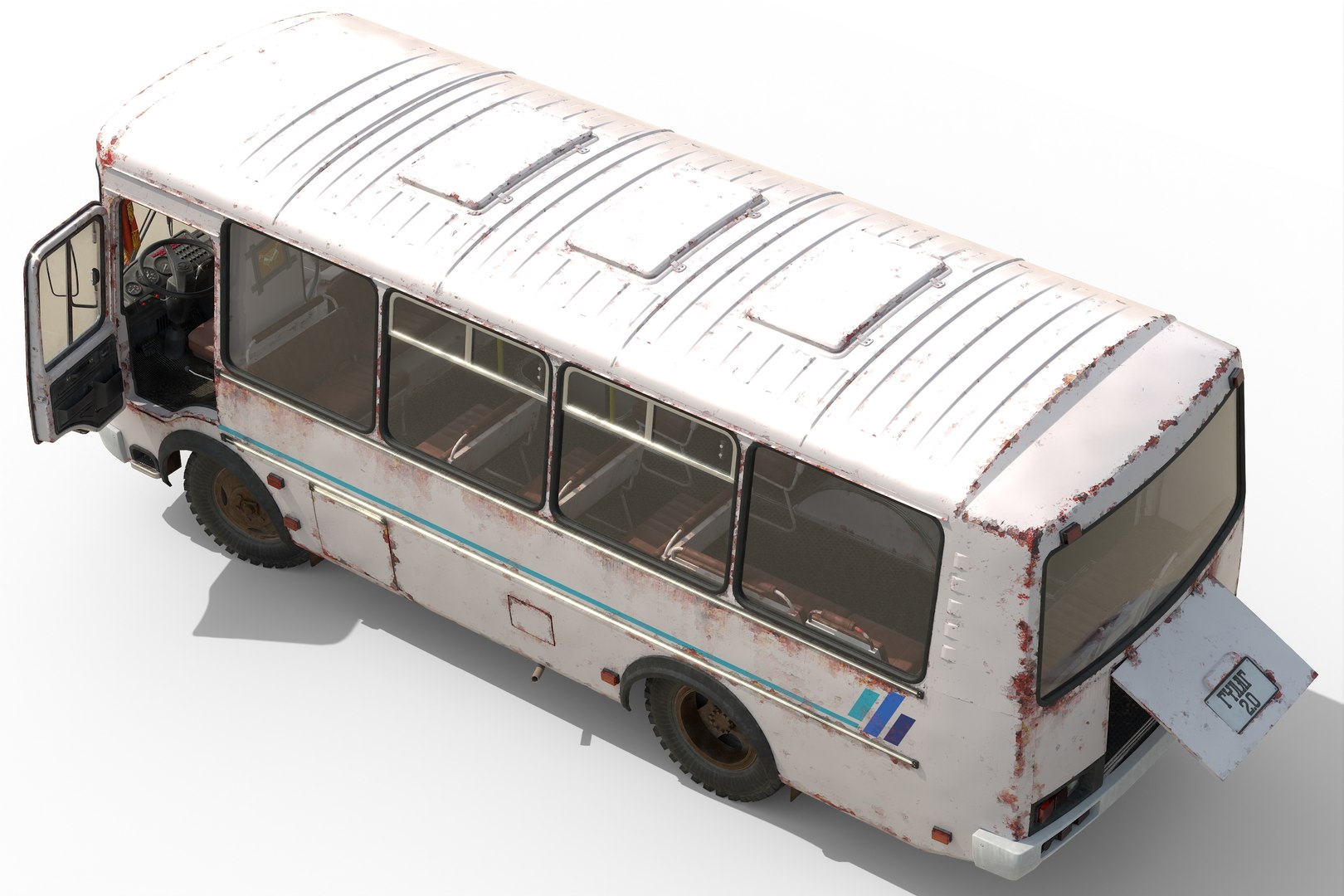 PAZ-3205 Model - TurboSquid 2240080