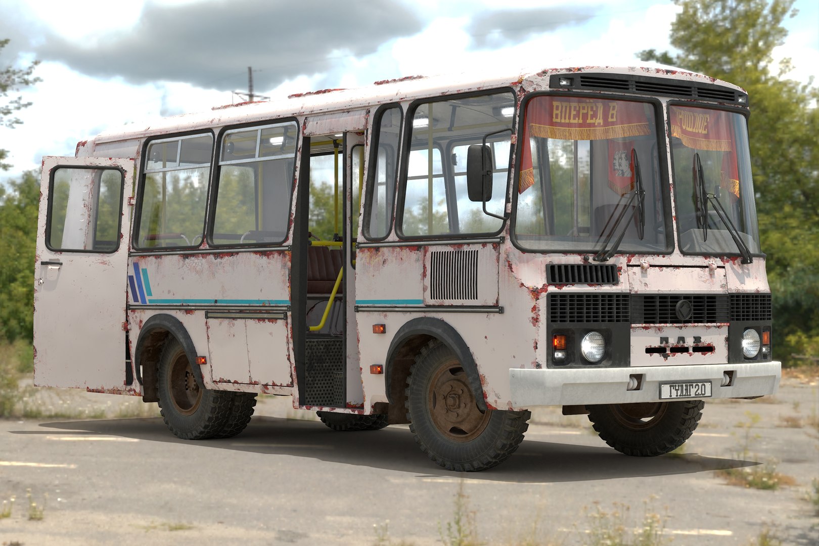 PAZ-3205 Model - TurboSquid 2240080