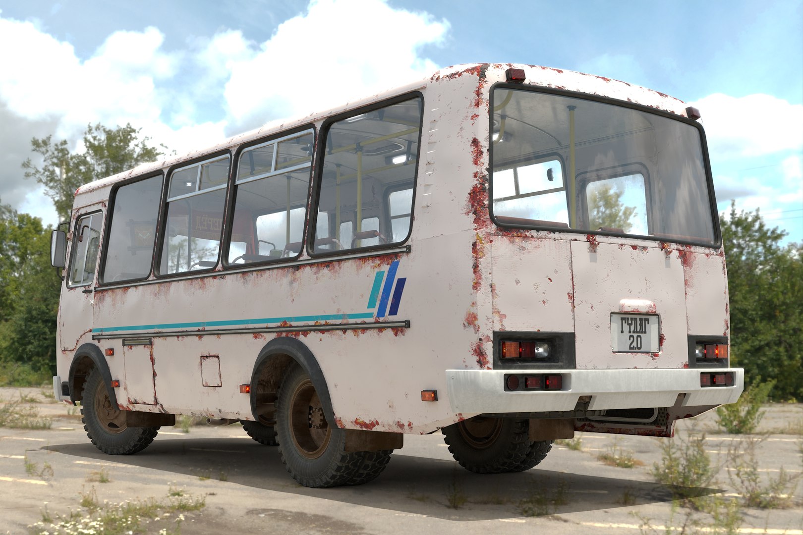 PAZ-3205 Model - TurboSquid 2240080