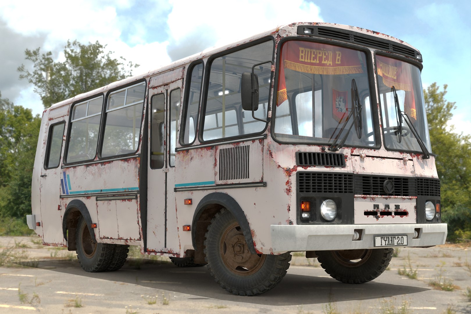 PAZ-3205 Model - TurboSquid 2240080