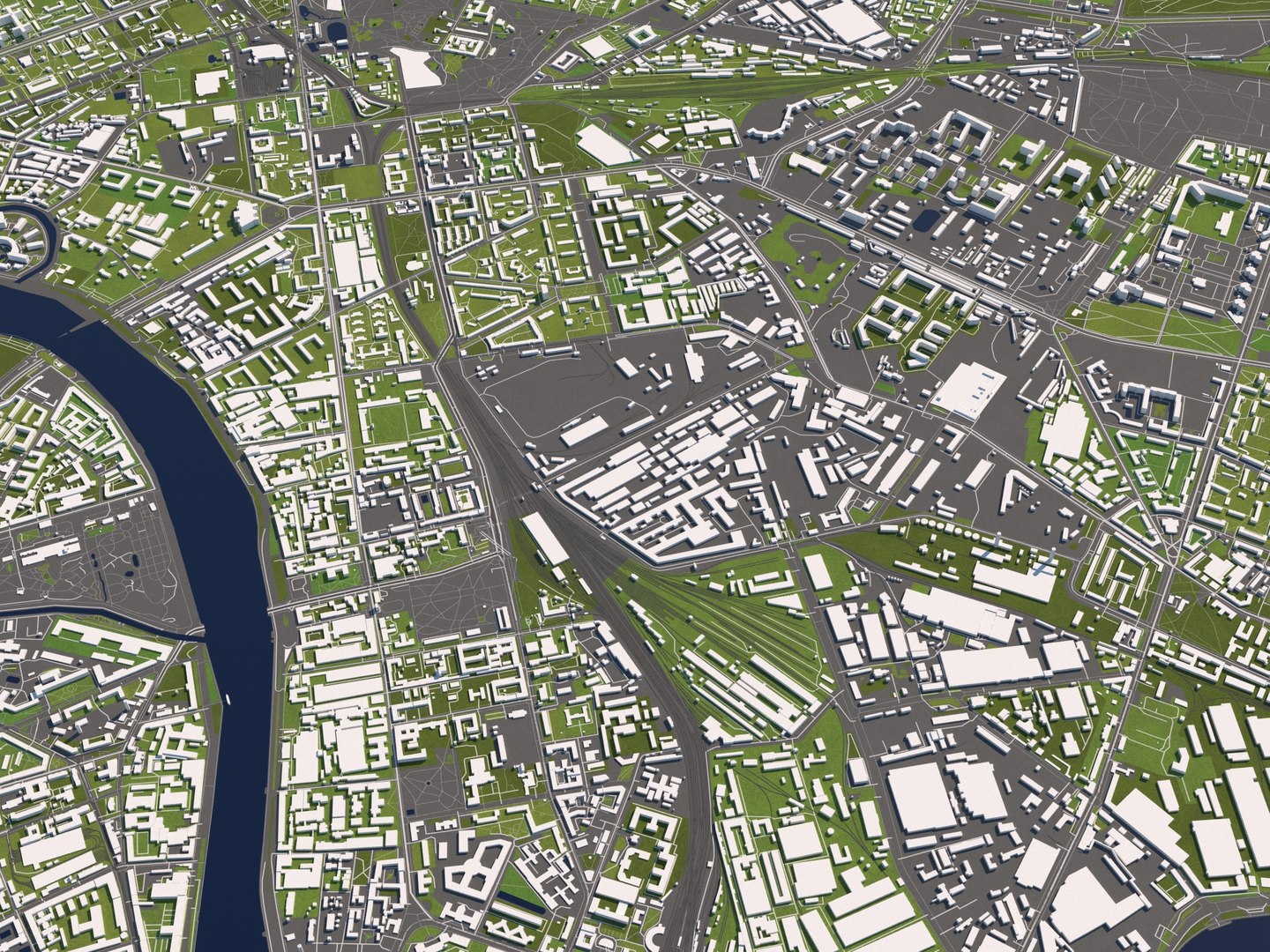 3D Buildings Houses Maps Model - TurboSquid 1549869