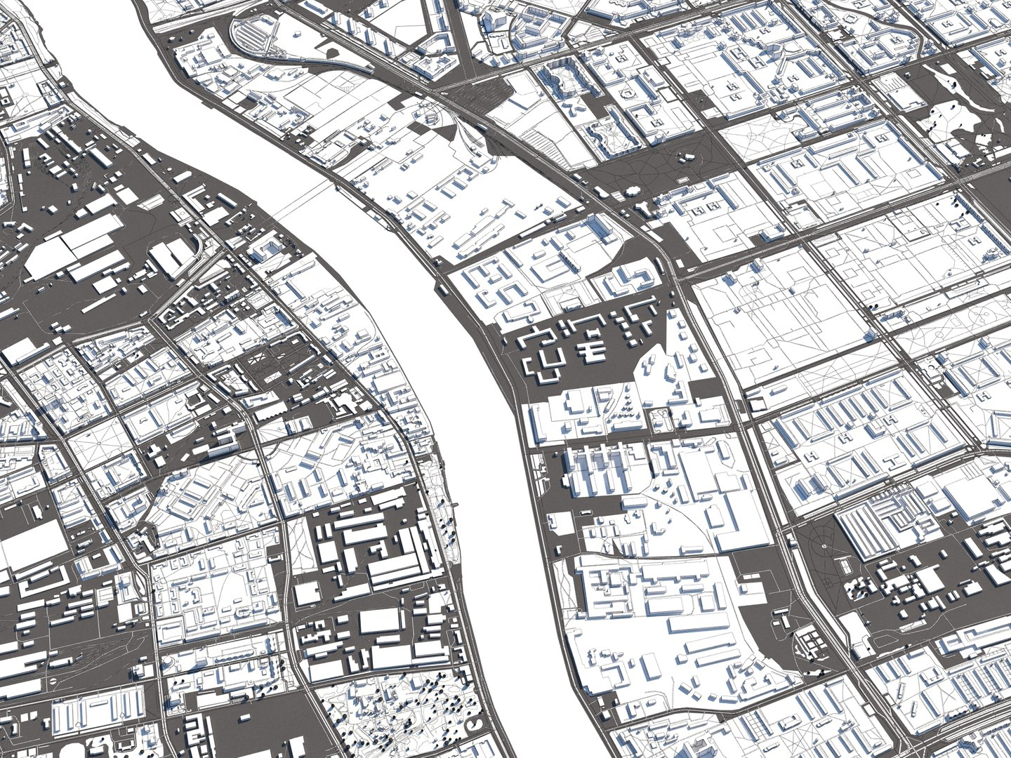 3D Buildings Houses Maps Model - TurboSquid 1549869