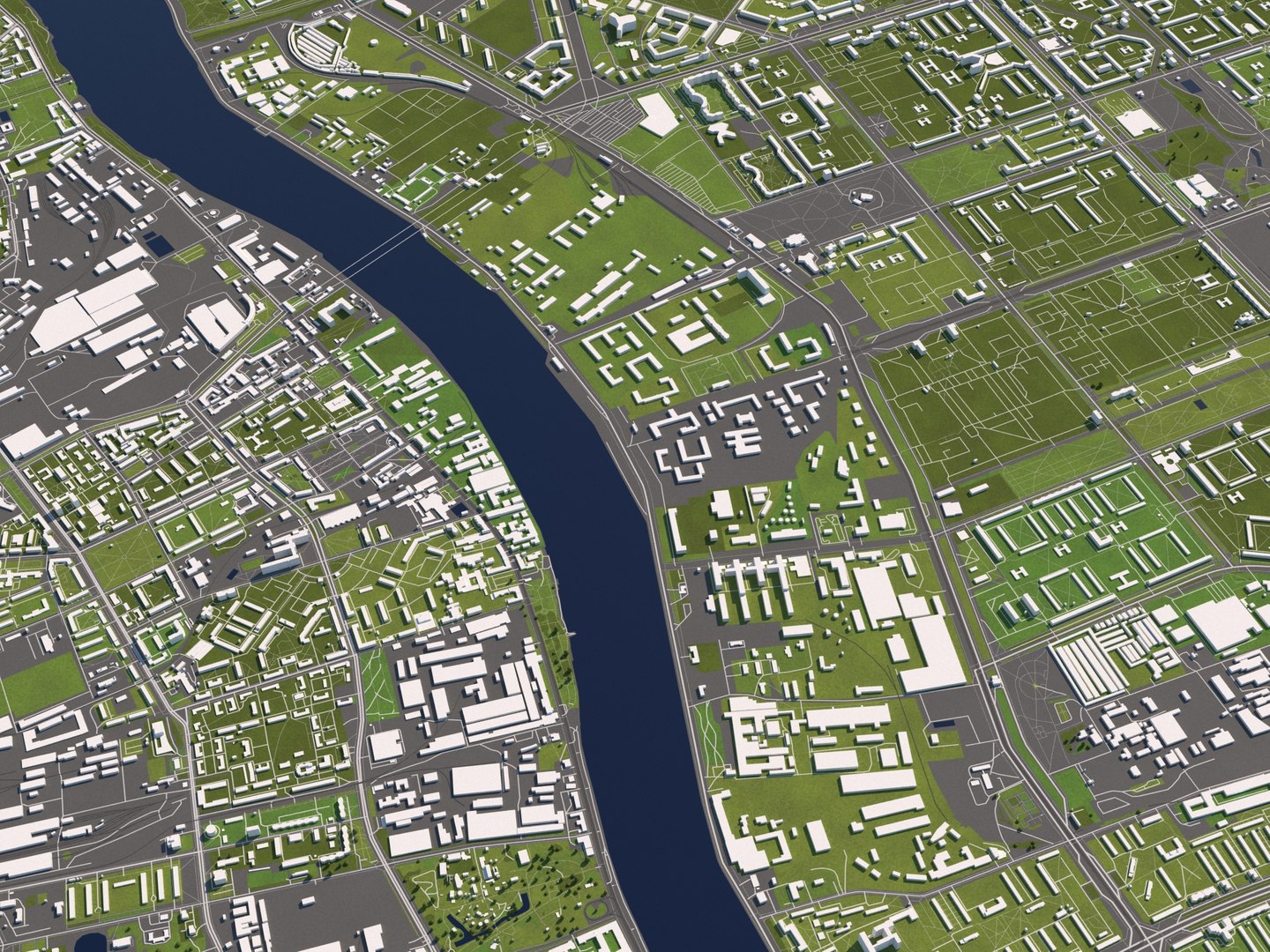 3D Buildings Houses Maps Model - TurboSquid 1549869