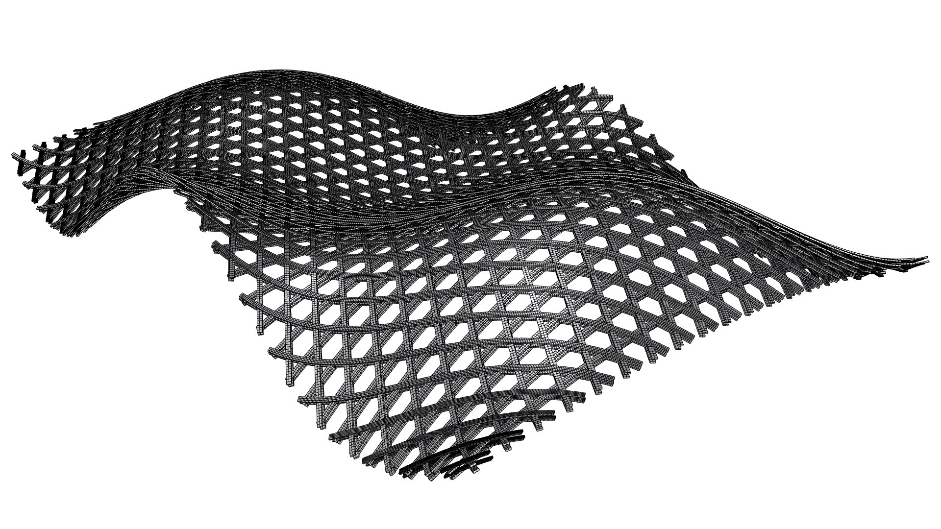 Parametric Woven Wood Structures Set 3D - TurboSquid 2423915