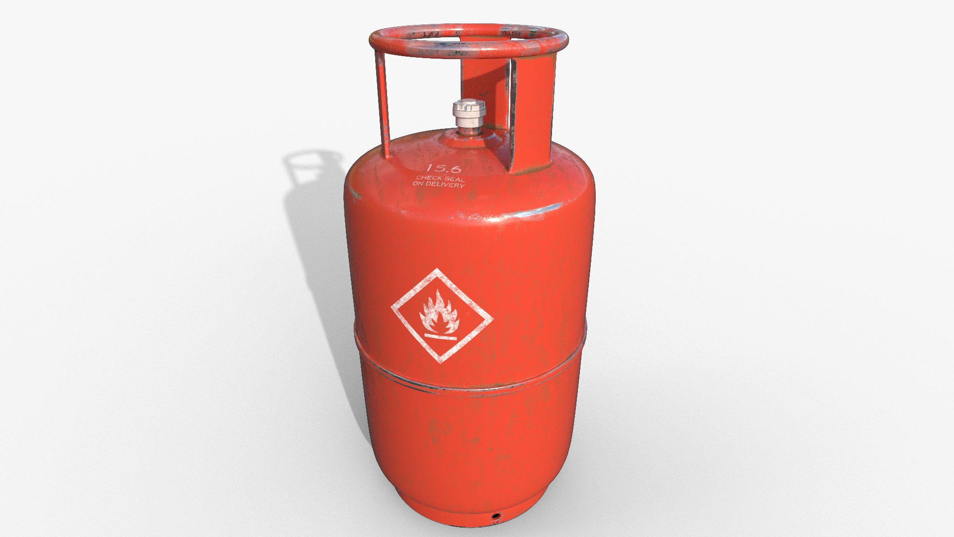 3D Gas Cylinder Model - TurboSquid 2088599