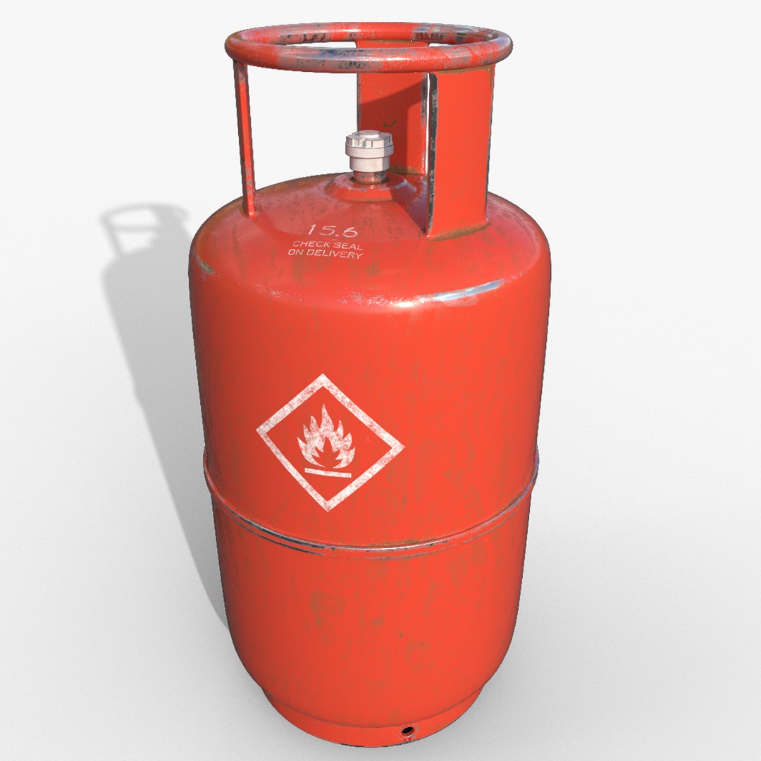 3D Gas Cylinder model - TurboSquid 2088599