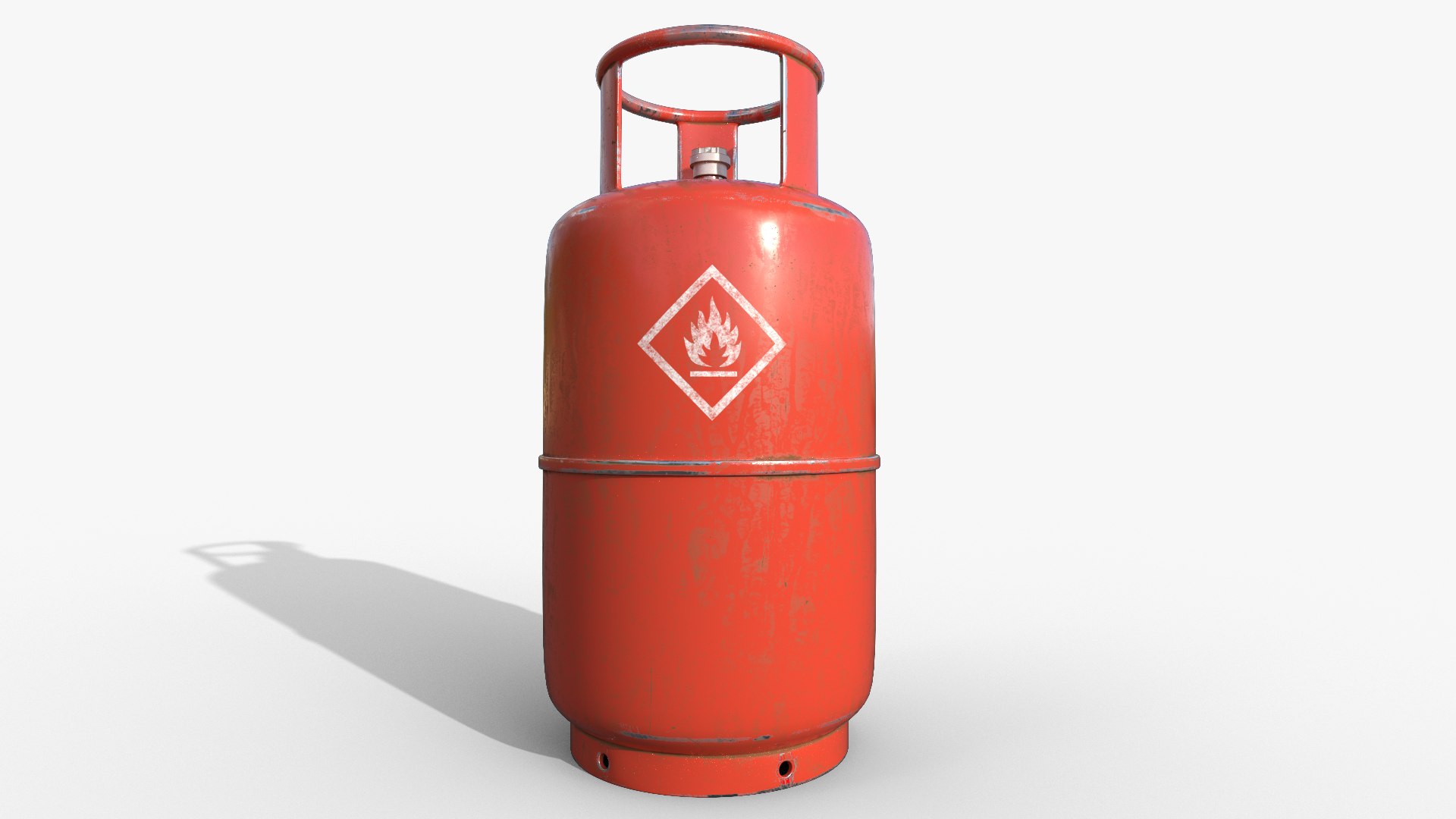 3D Gas Cylinder Model - TurboSquid 2088599