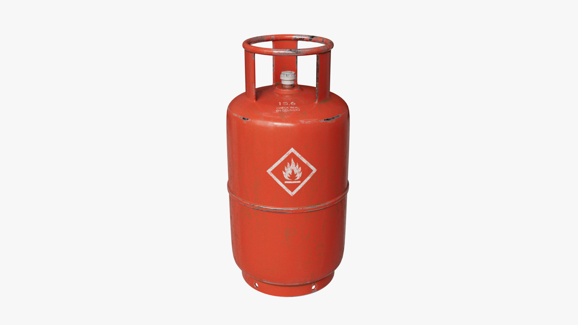 3D Gas Cylinder Model - TurboSquid 2088599