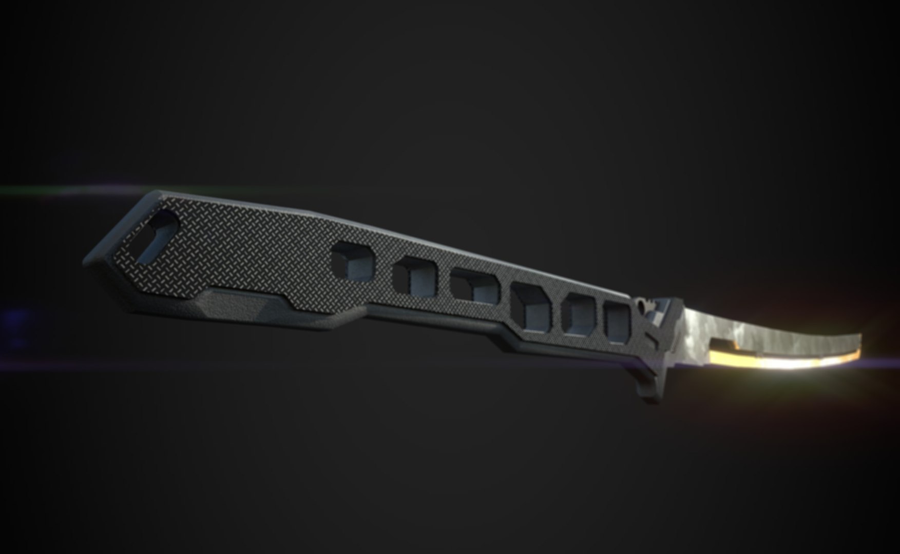 Cyberpunk Katana 3D model - TurboSquid 1734925