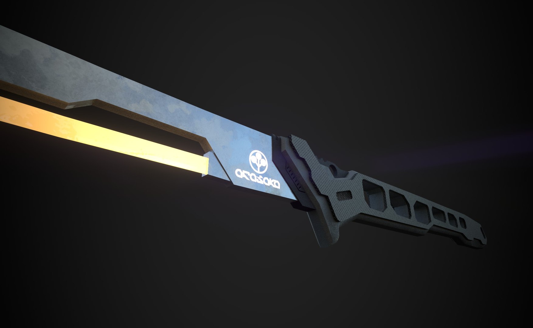 Cyberpunk Katana 3D model - TurboSquid 1734925