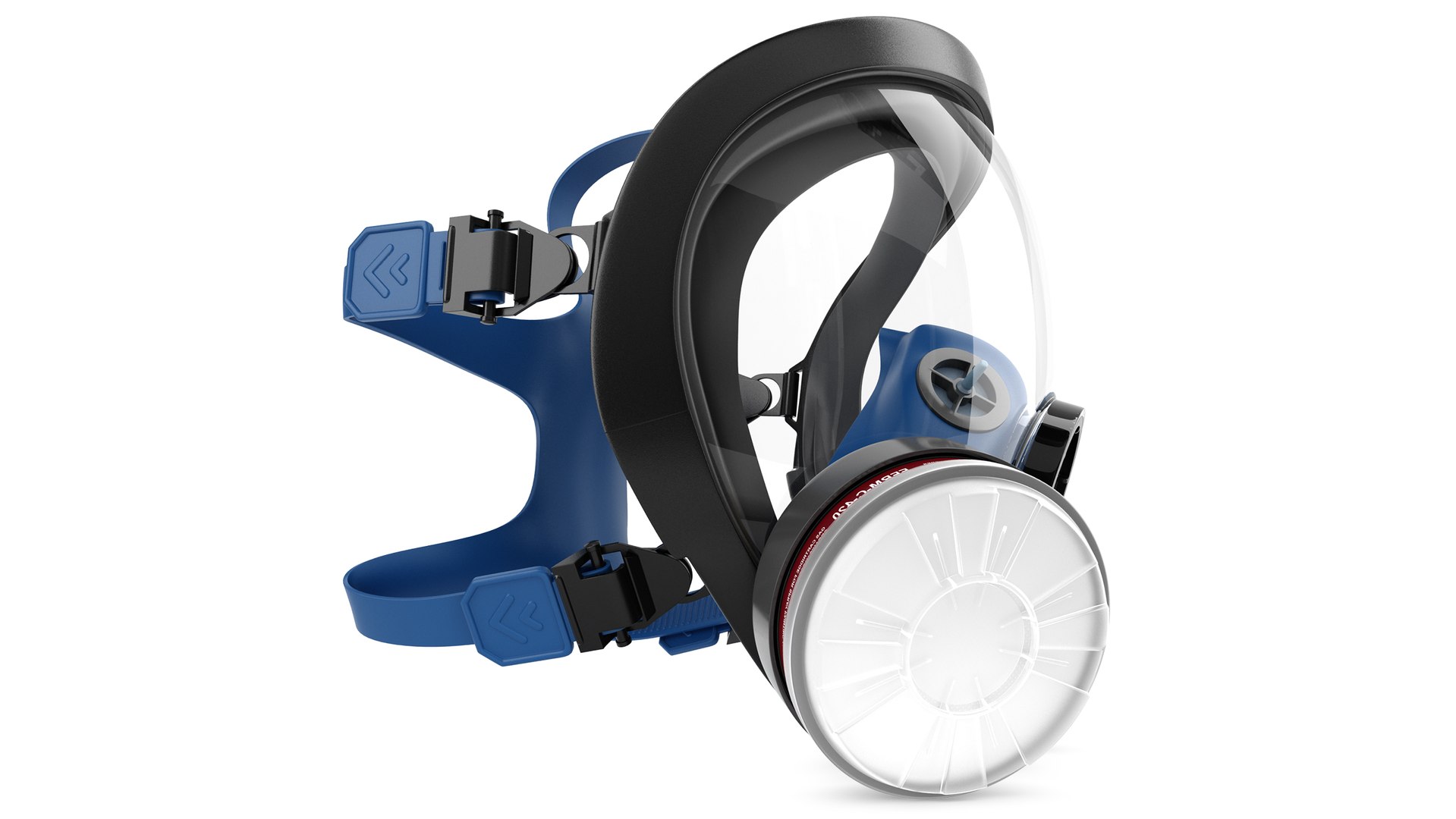 3D Full Face Respirator Mask Model - TurboSquid 2211269