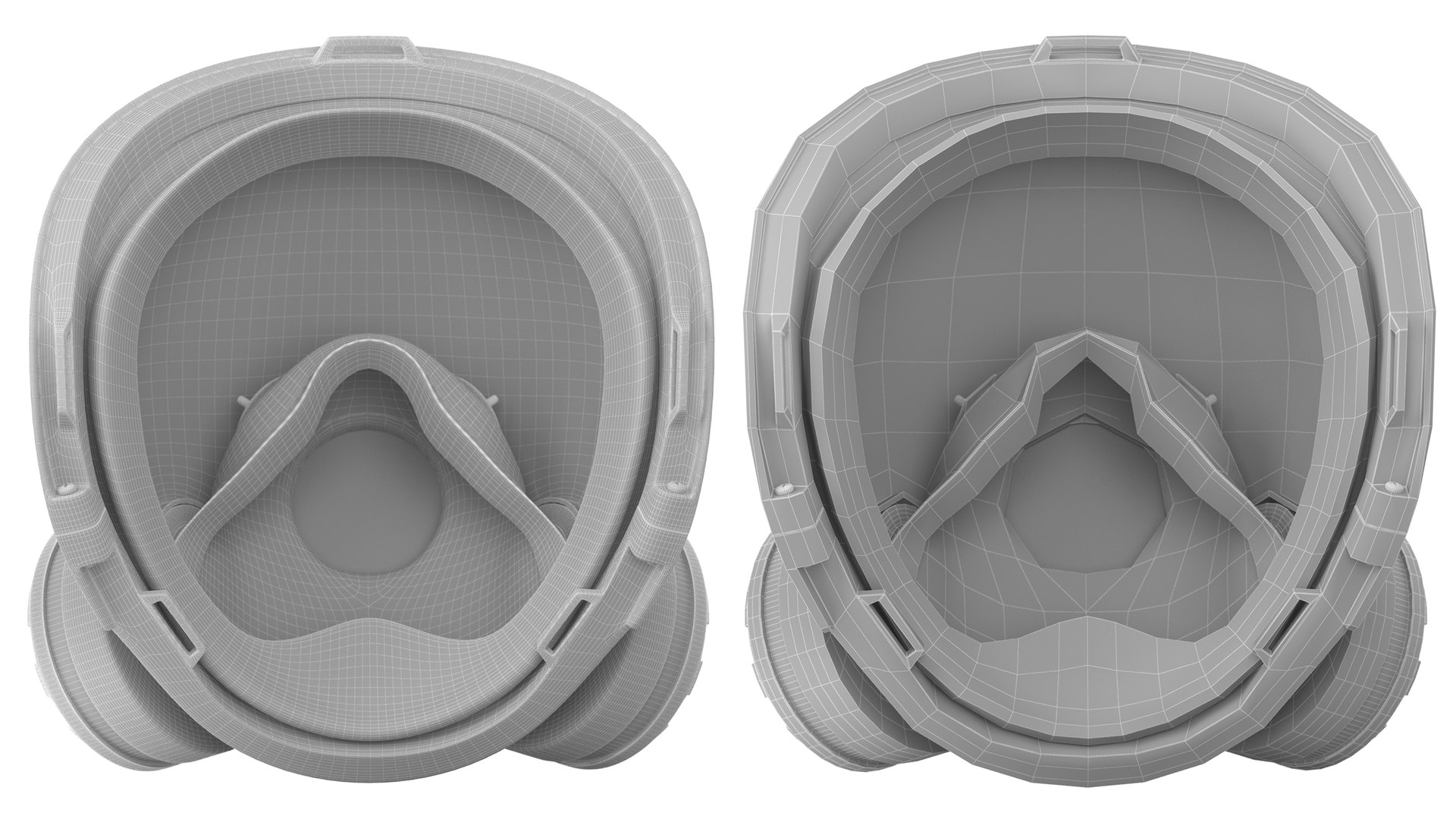 3D Full Face Respirator Mask Model - TurboSquid 2211269