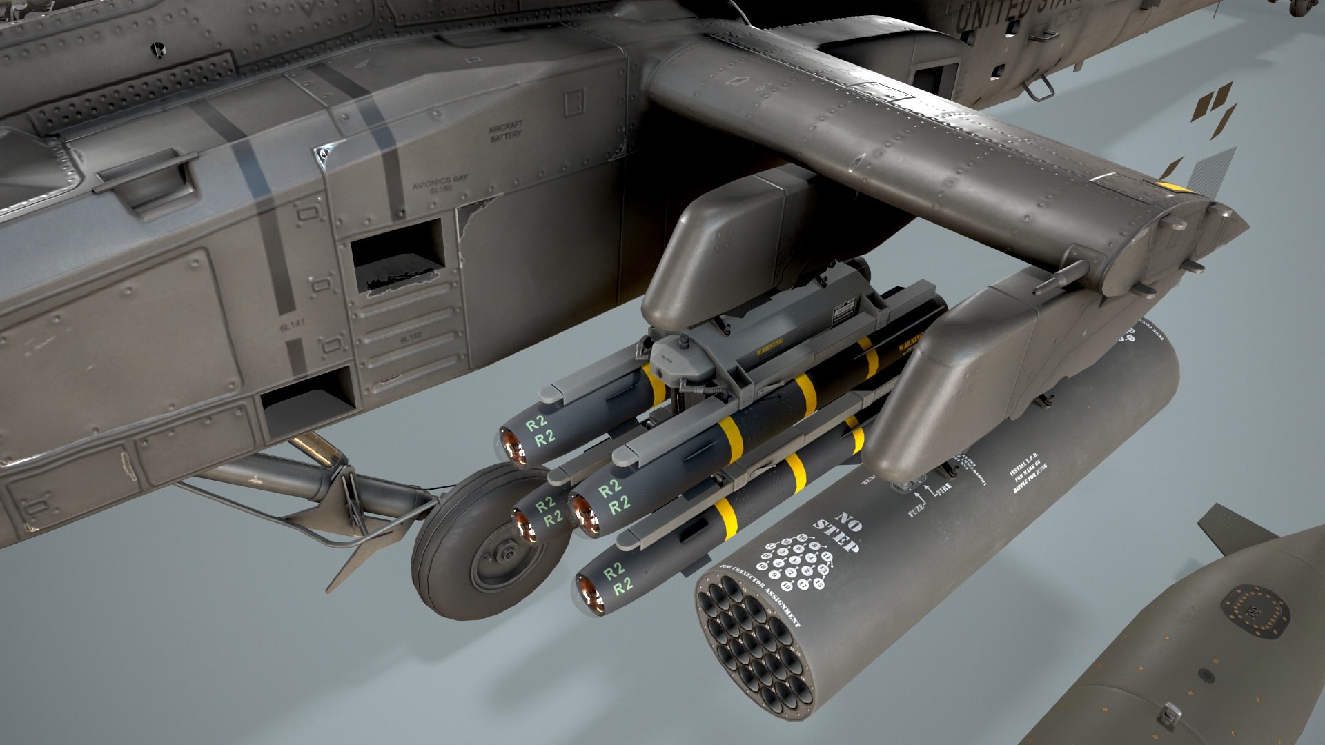 3D Apache AH-64D US Army Static - TurboSquid 2064044