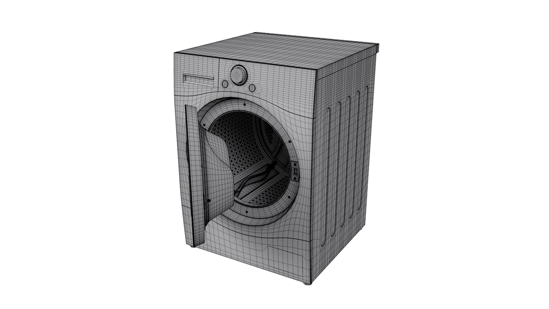 Washer Dryer 3D Model - TurboSquid 1507077