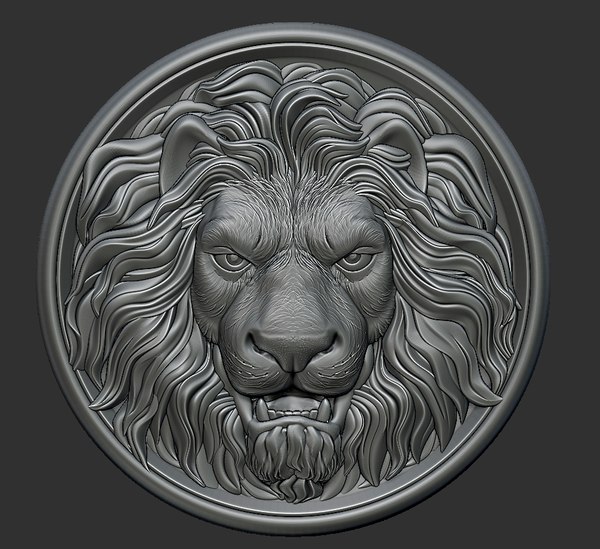 Lion head 3D model - TurboSquid 1608855