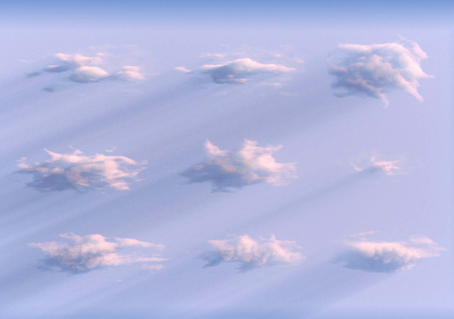 3D Clouds Pack 9 Model - TurboSquid 1419833