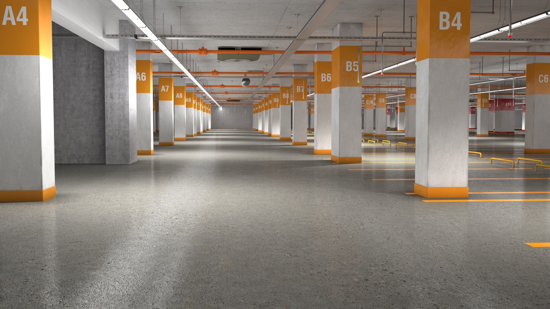 3D Carparking Interior Car Model - TurboSquid 1377273