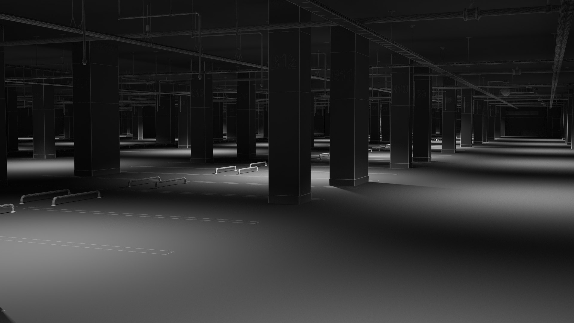 3D Carparking Interior Car Model - TurboSquid 1377273