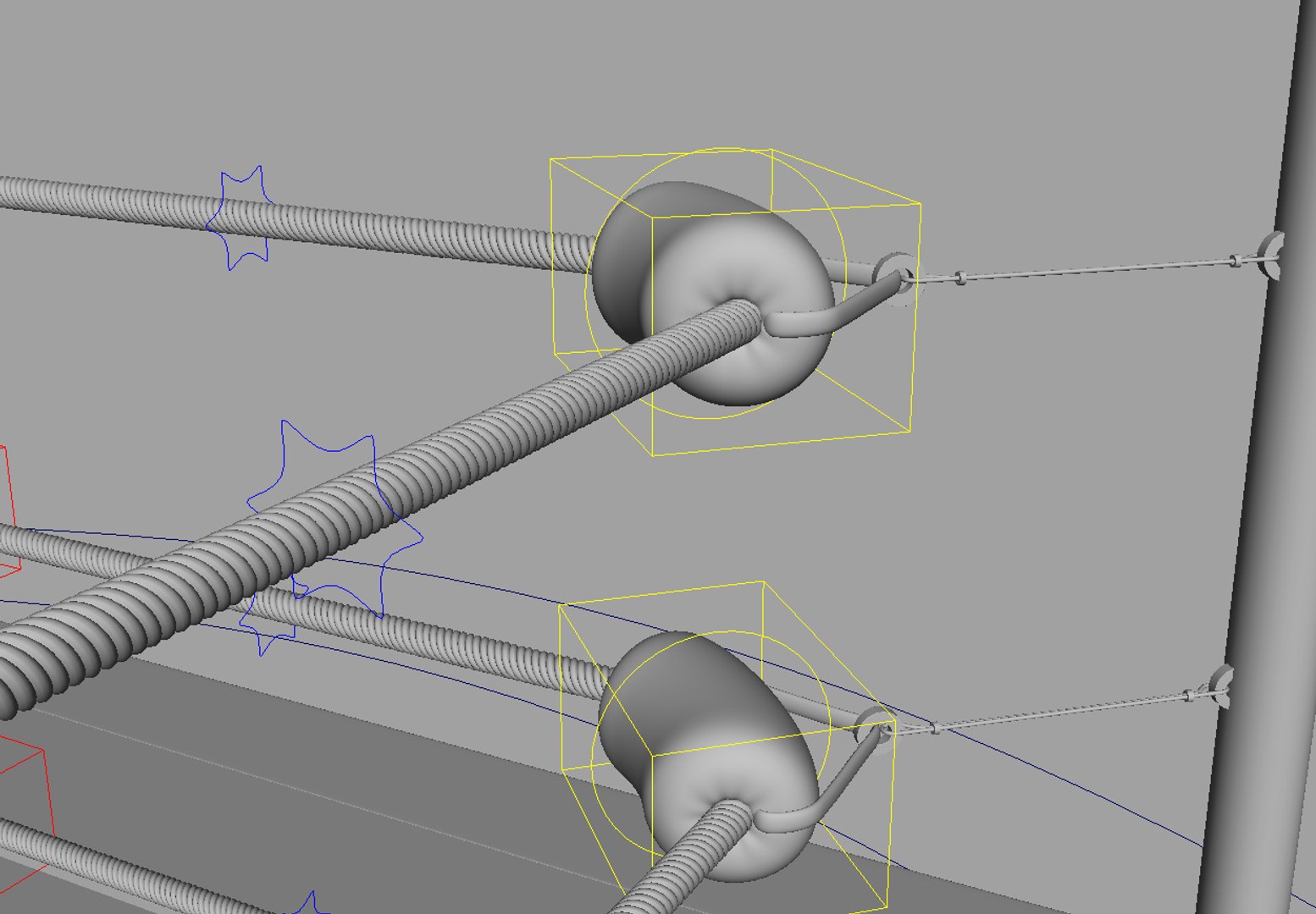 Rigged Wrestling Boxing Ring 3d Model