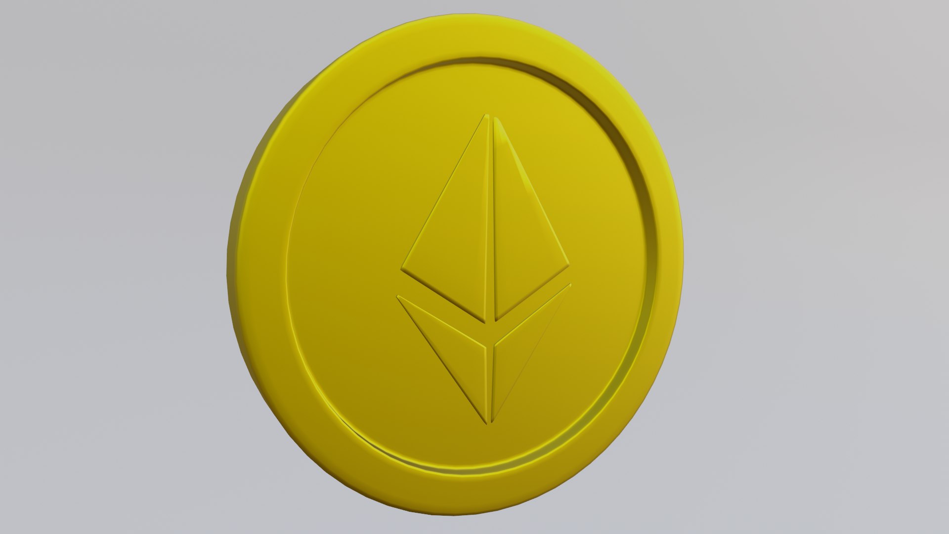 Ethereum Coin 3D Model - TurboSquid 1913960