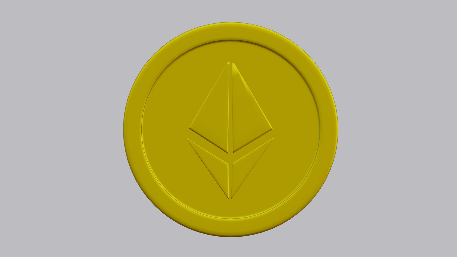 Ethereum Coin 3D Model - TurboSquid 1913960