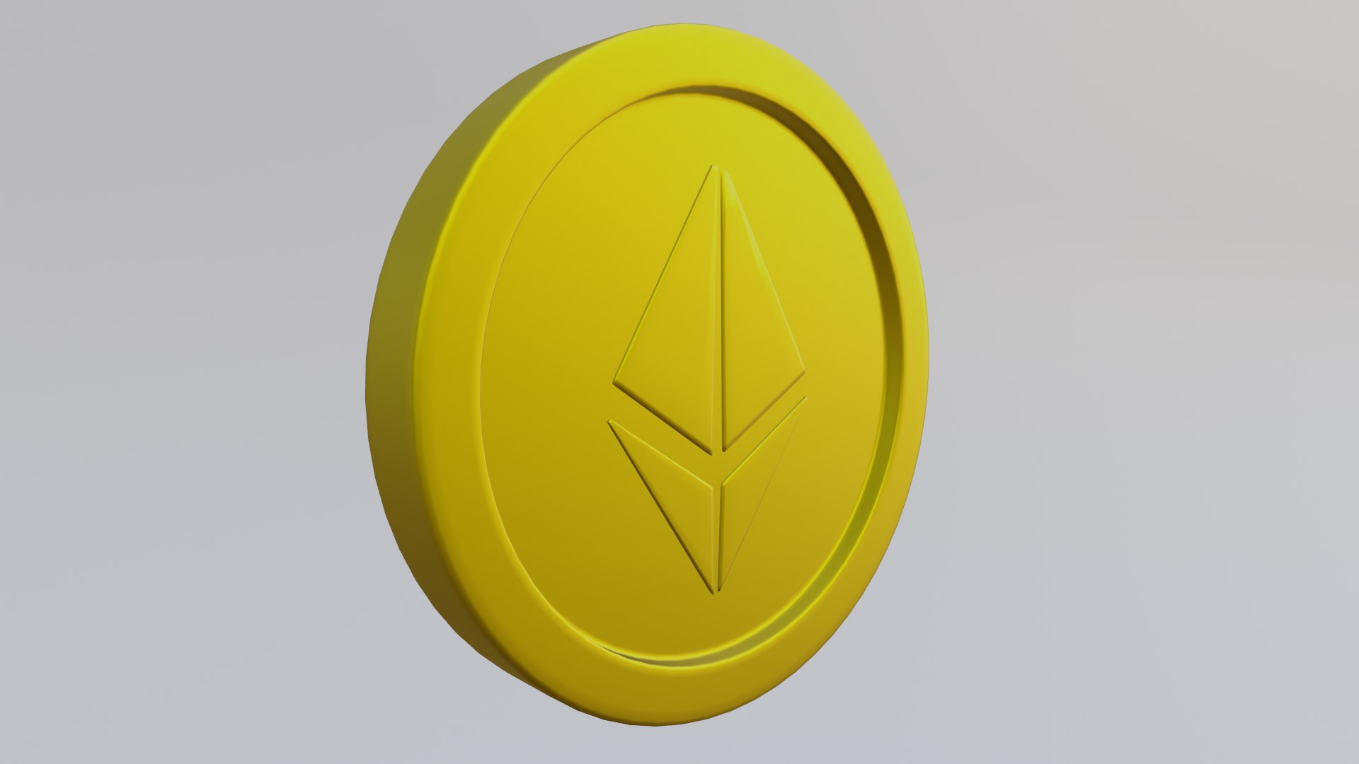 Ethereum Coin 3D Model - TurboSquid 1913960
