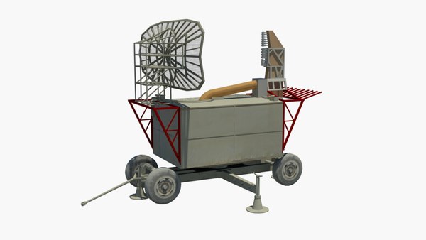 modelo 3d Radar Low Poly JY-8 - TurboSquid 1699006