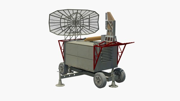 modelo 3d Radar Low Poly JY-8 - TurboSquid 1699006