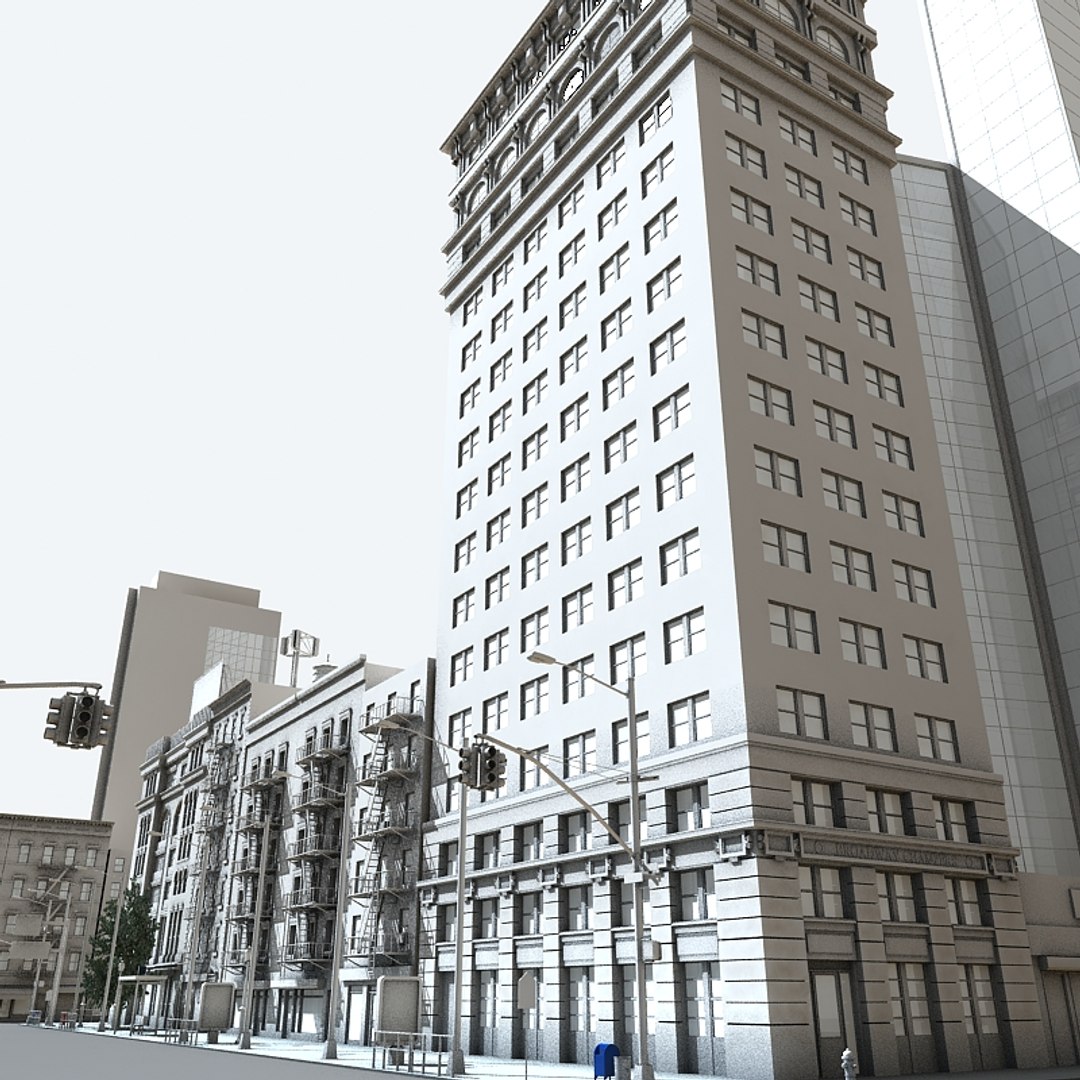 City Block 3d Model