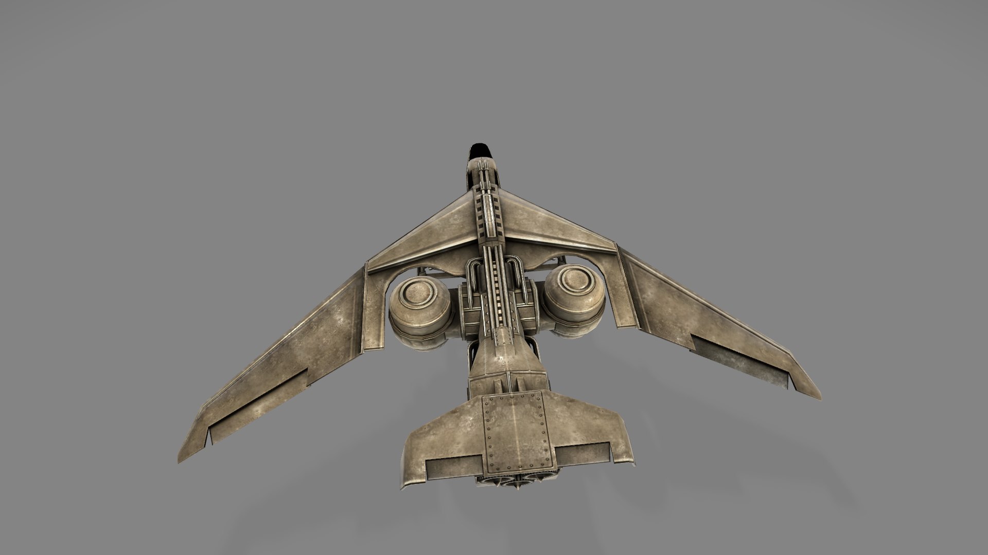 Futuristic Combat Jet Rigged 3D Model - TurboSquid 2019180