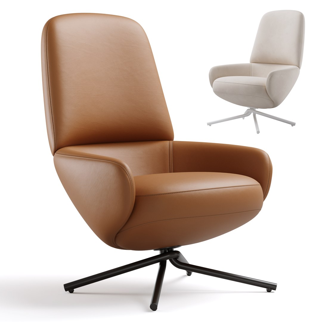 Armchair Calligaris Comfy Occasional Chair 3D Model - TurboSquid 1822485