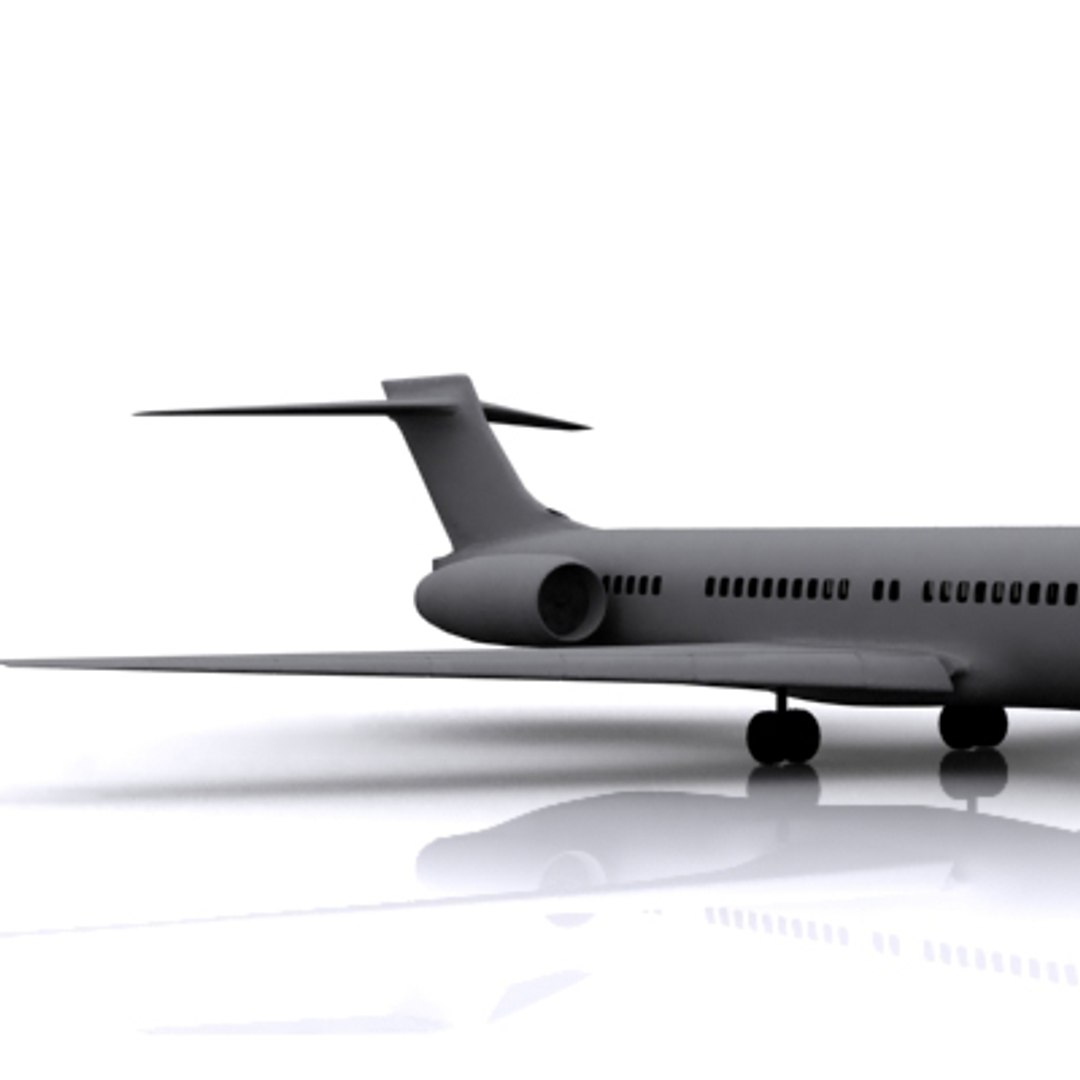 Aeroplane Md-90 3d Model