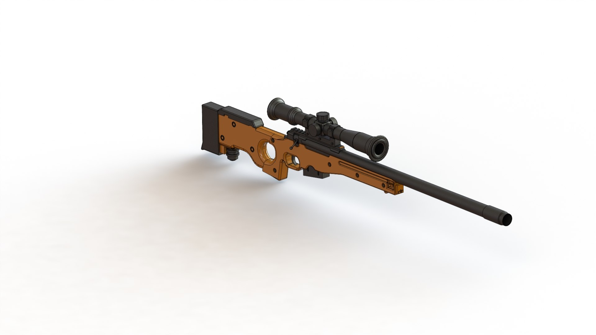 3D Arctic Warfare Magnum Model - TurboSquid 1926202