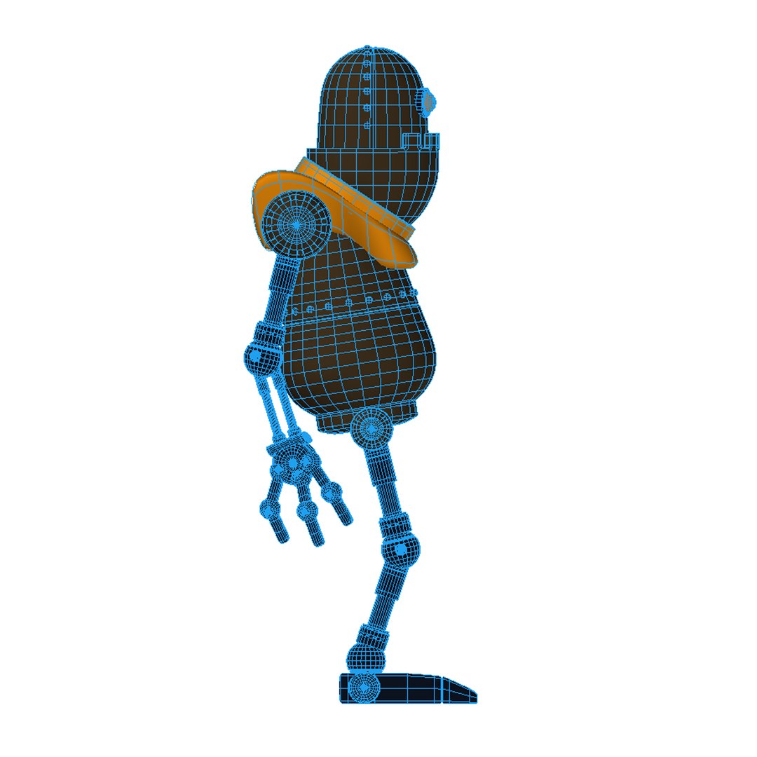 3d Robot Character Model