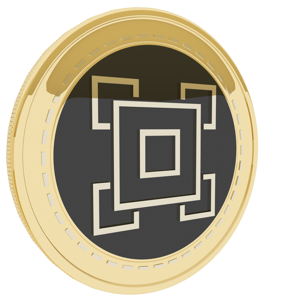 3D Amino Network Cryptocurrency Gold Coin - TurboSquid 1781878