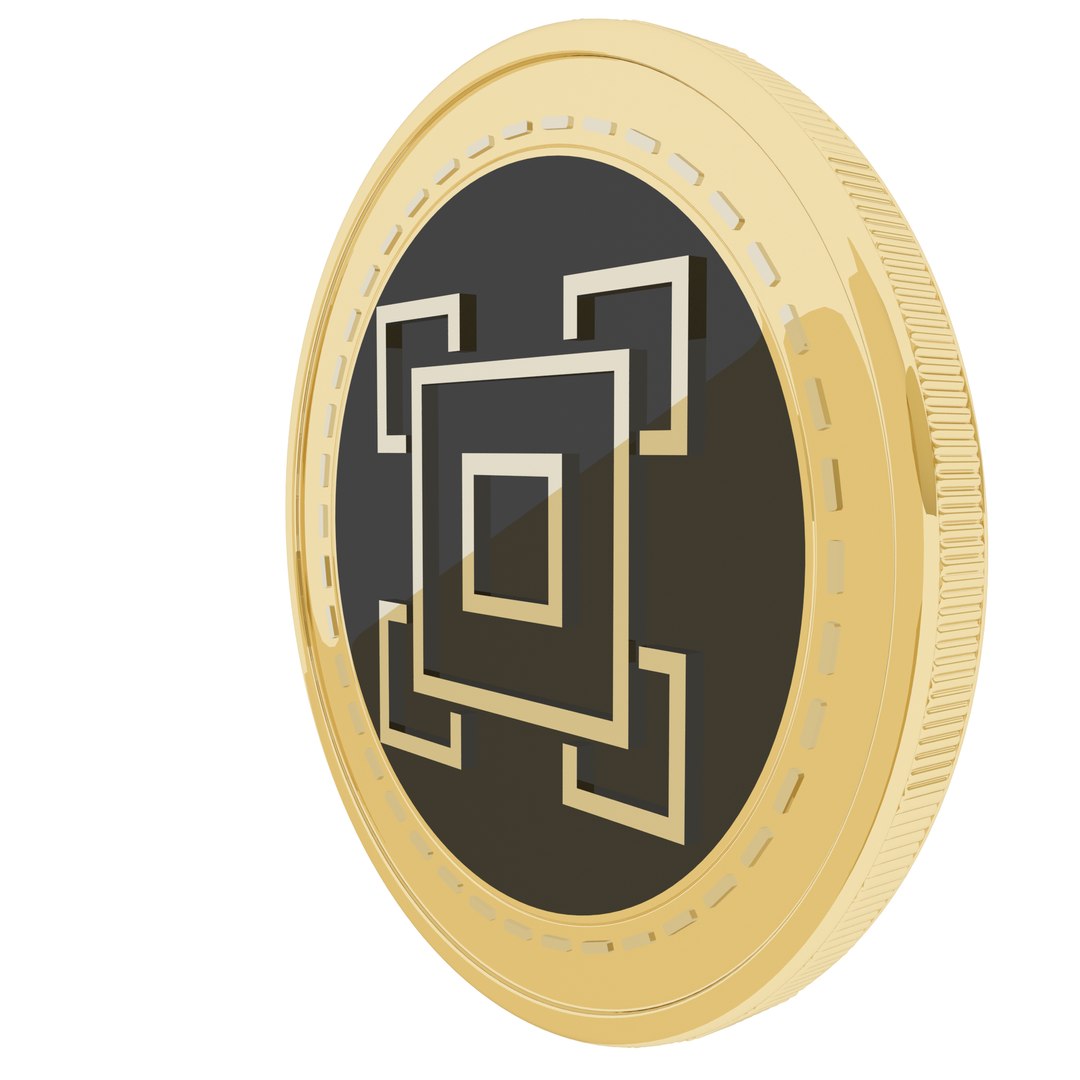 3D Amino Network Cryptocurrency Gold Coin - TurboSquid 1781878