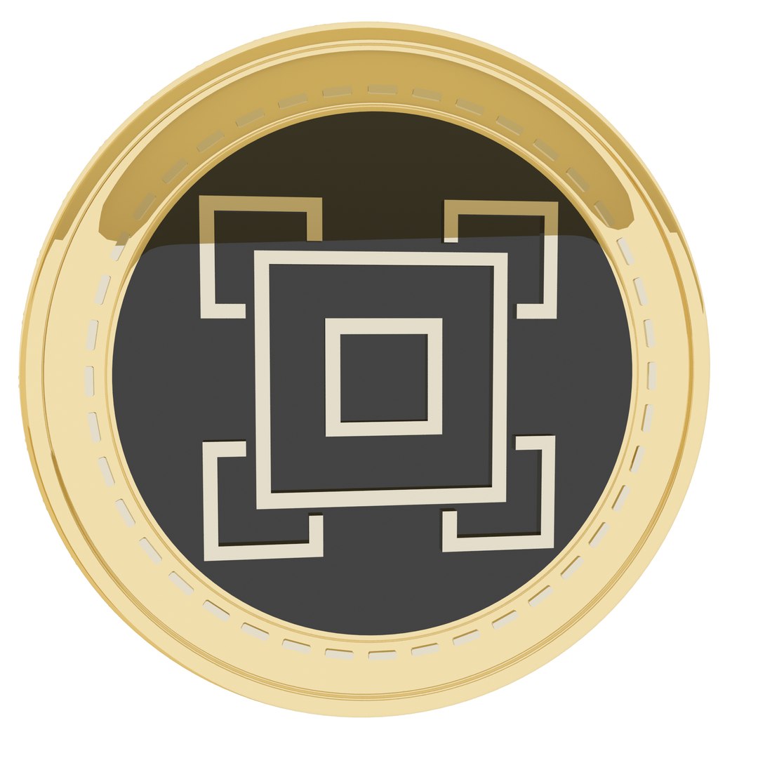 3D Amino Network Cryptocurrency Gold Coin - TurboSquid 1781878