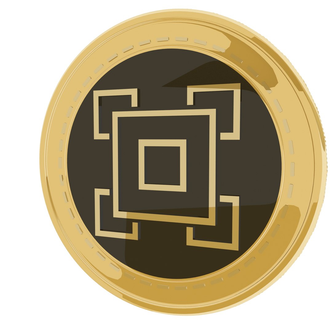 3D Amino Network Cryptocurrency Gold Coin - TurboSquid 1781878