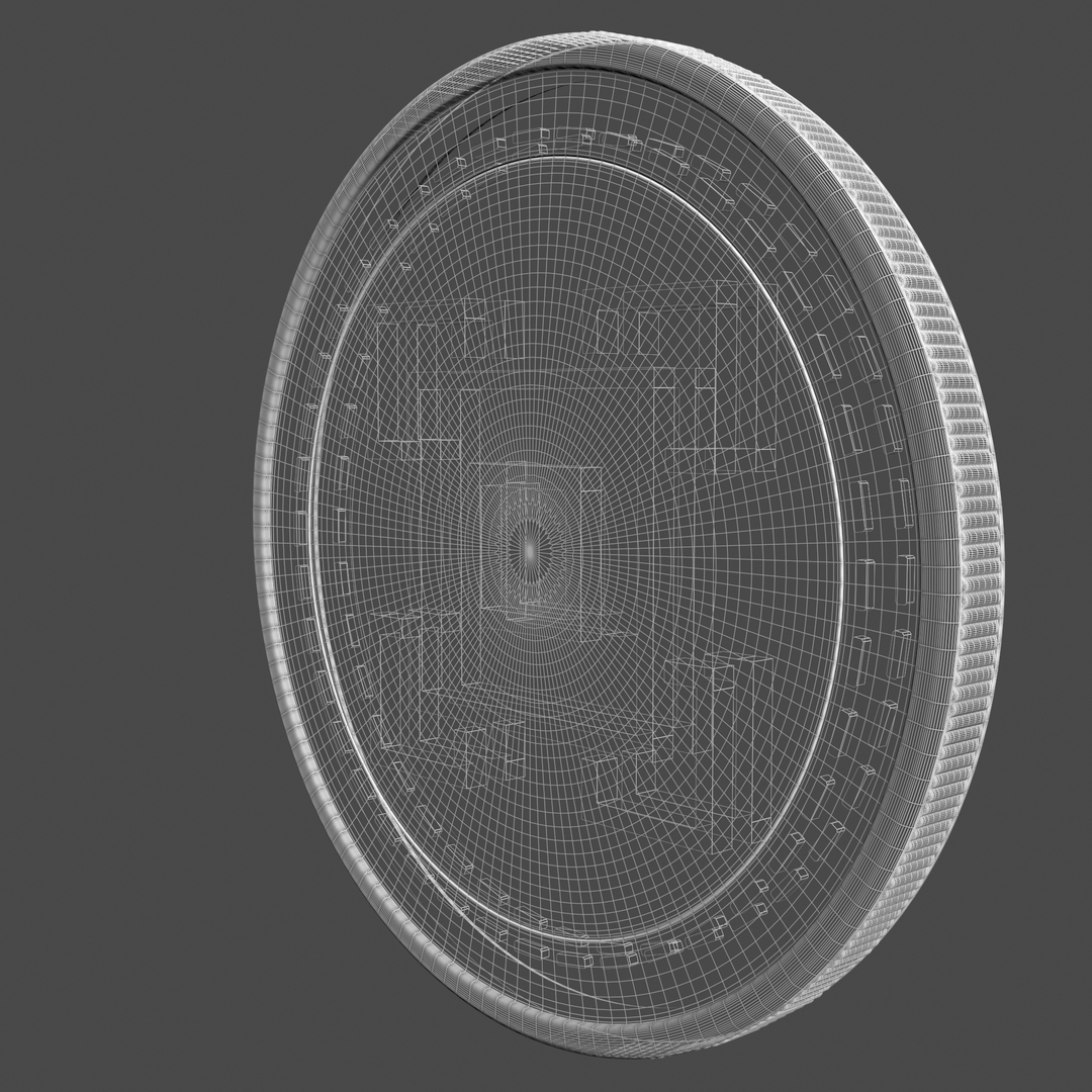 3D Amino Network Cryptocurrency Gold Coin - TurboSquid 1781878