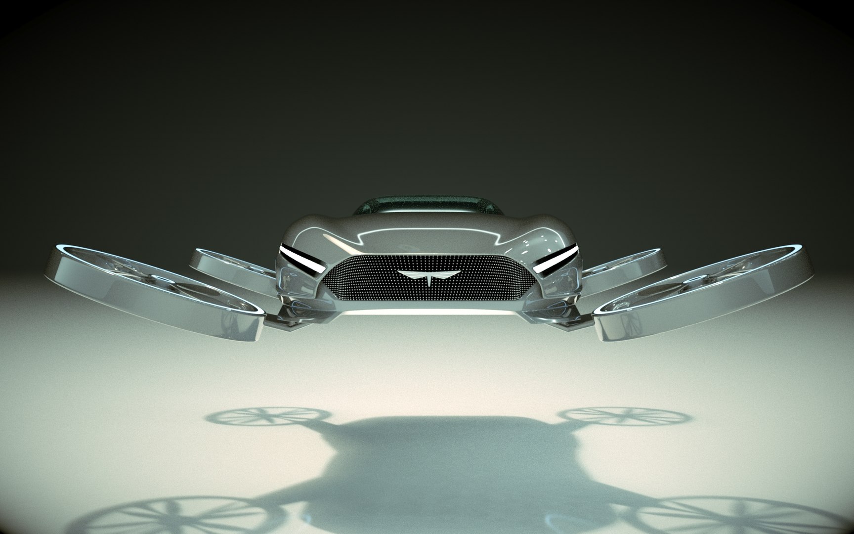 Car Copter 3D Model - TurboSquid 1332694