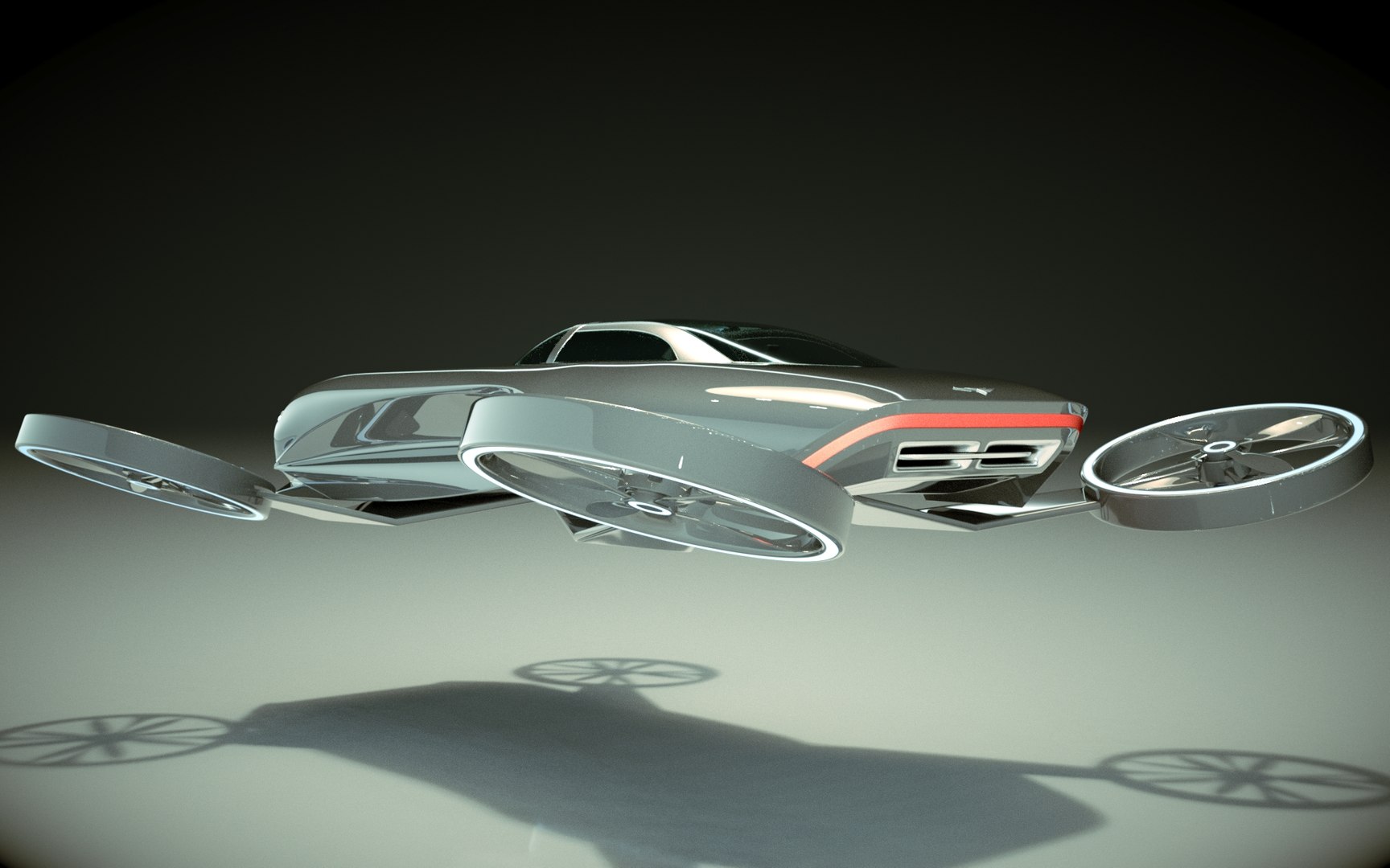 Car Copter 3D Model - TurboSquid 1332694