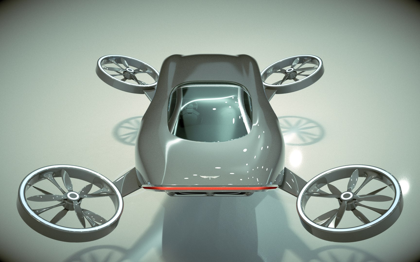 Car Copter 3D Model - TurboSquid 1332694