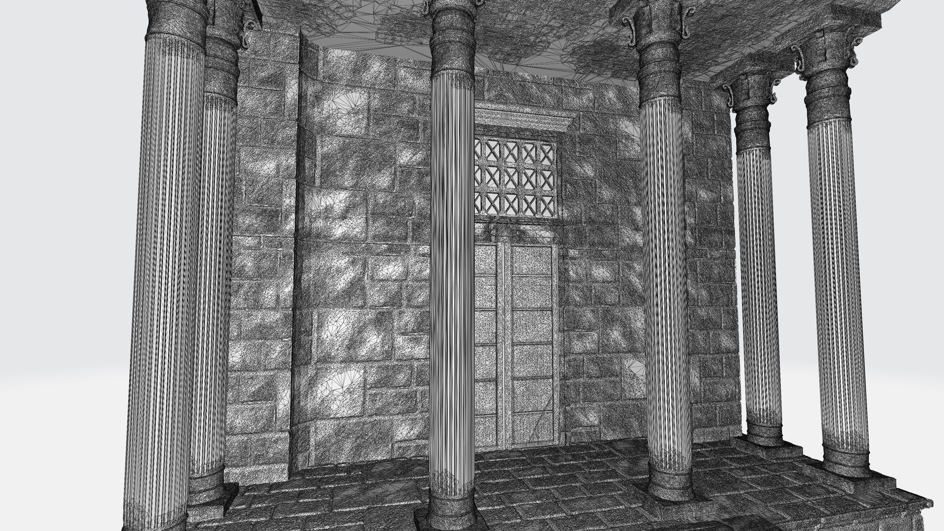 3D Greek Ancient Temple Model - TurboSquid 1687425