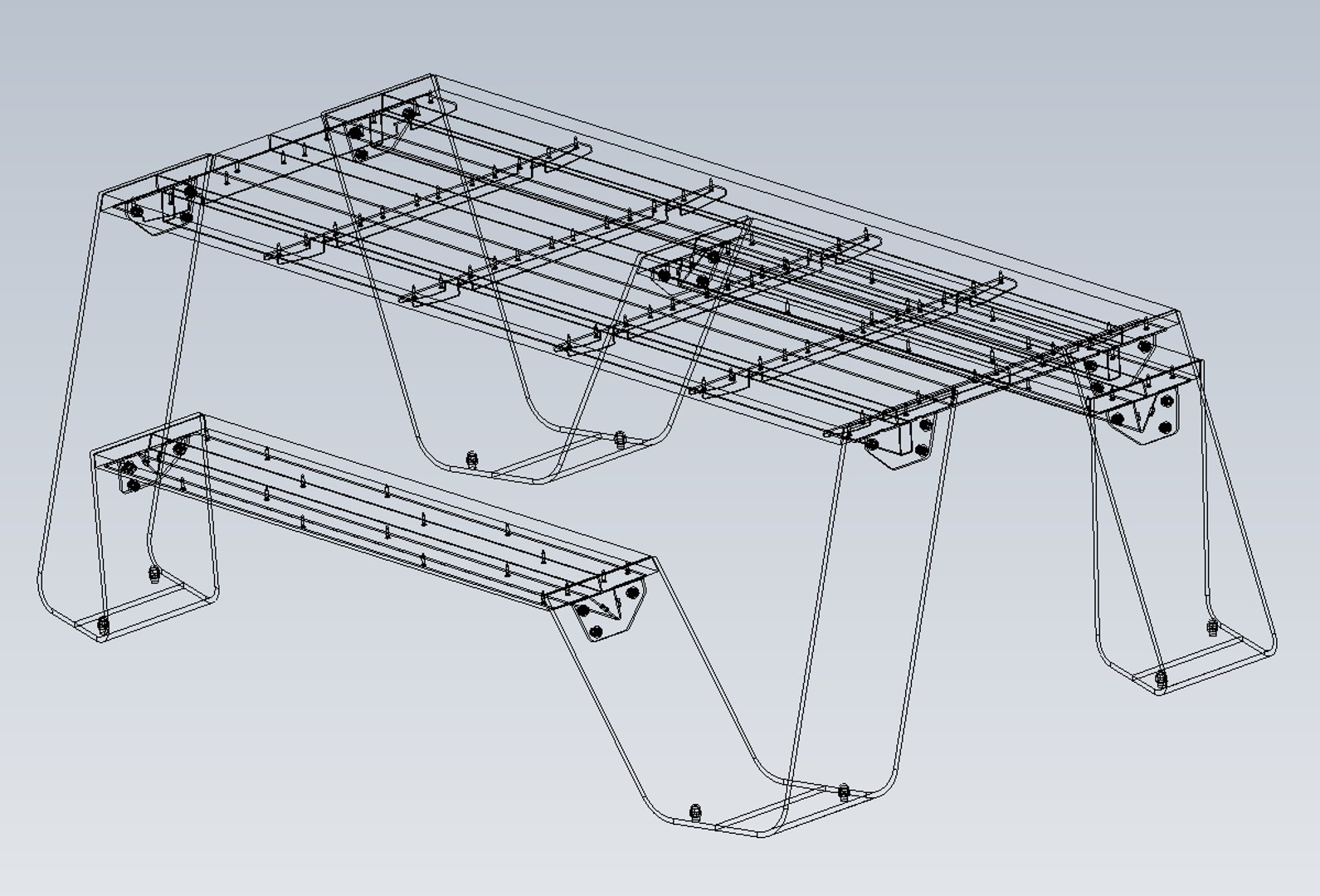 3D Table Benches - TurboSquid 1537732