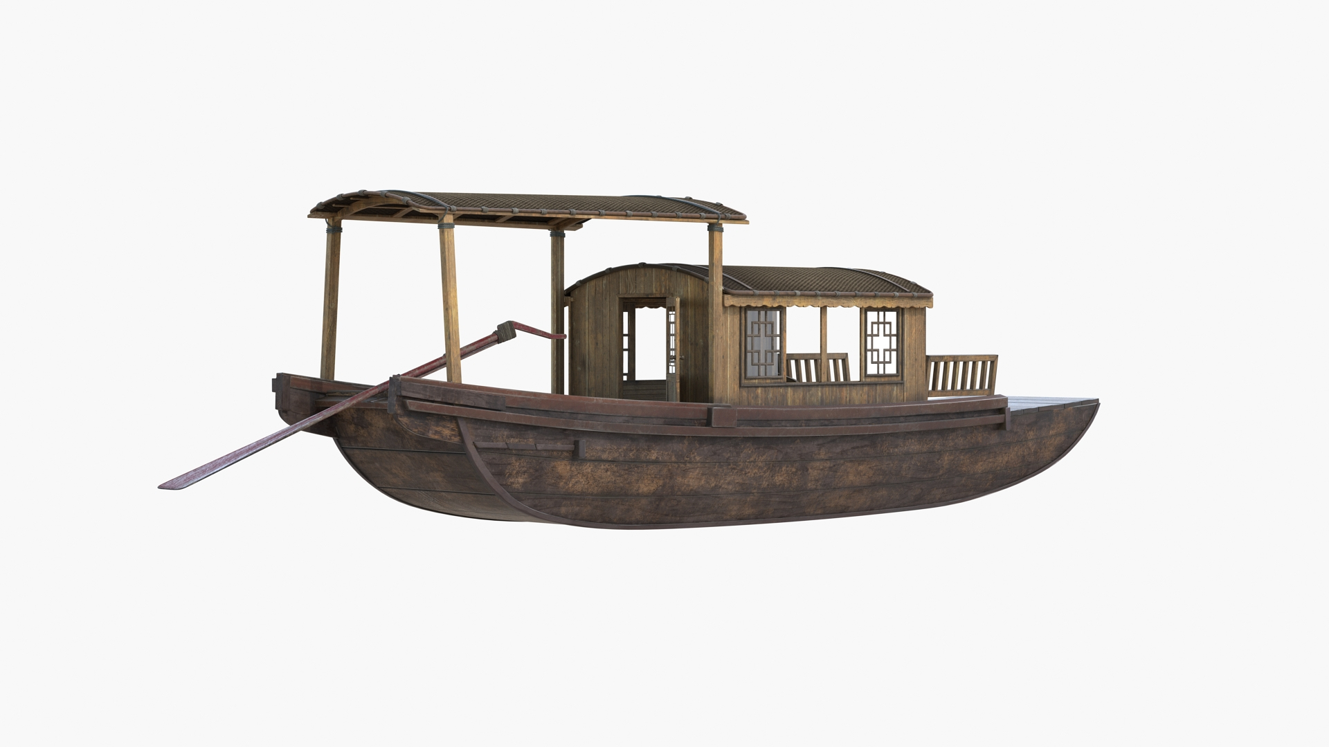 Old Traditional Chinese Boats Collection Model - TurboSquid 1815646