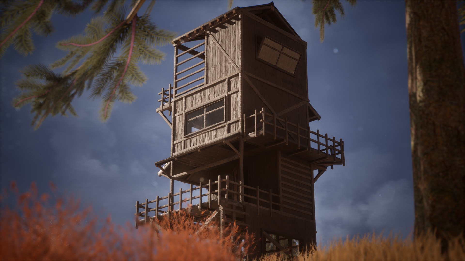 Modular Watchtower 36 Assets 3D - TurboSquid 2195981
