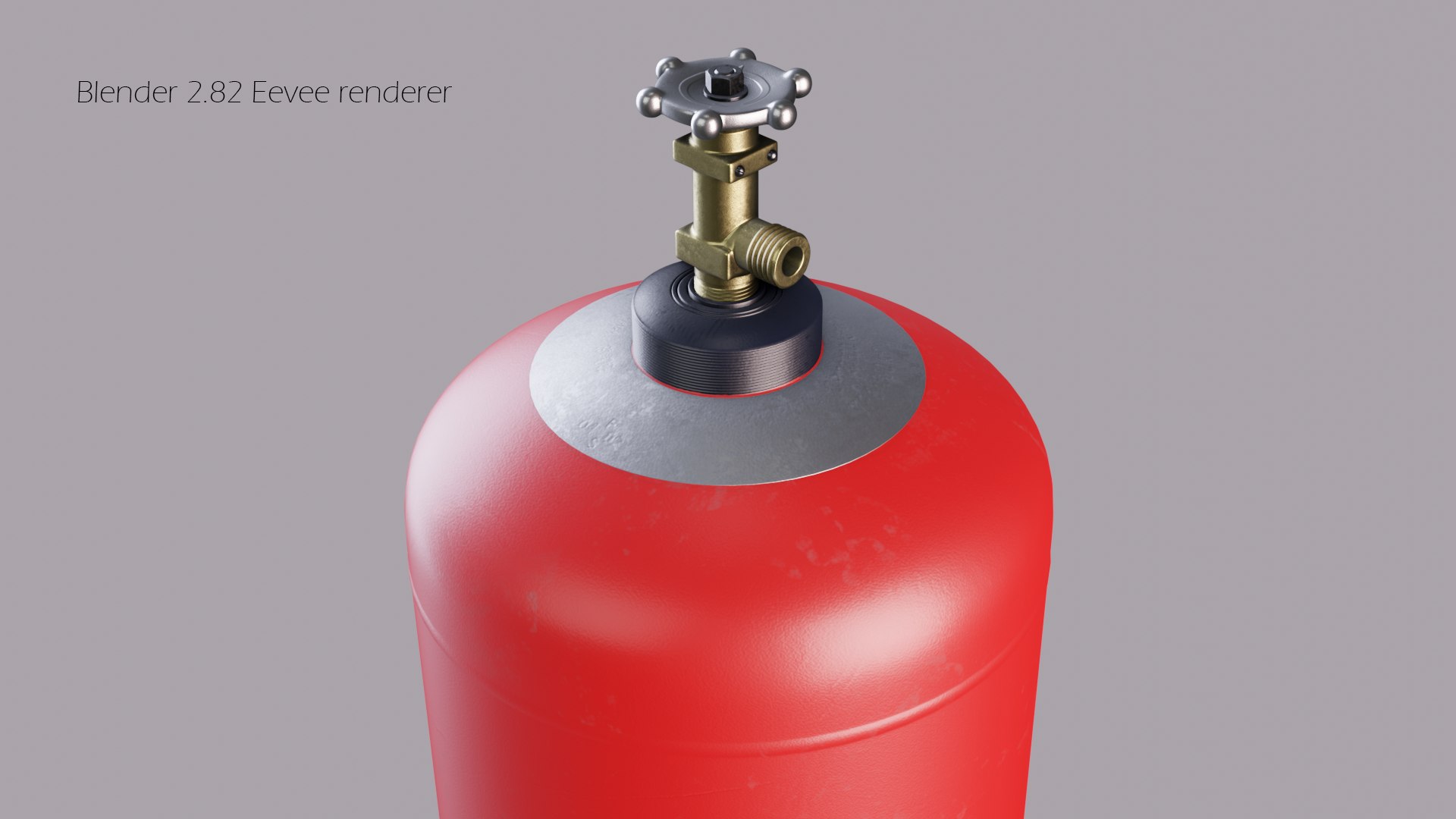 Red Propane Gas Cylinder 3D - TurboSquid 1591205